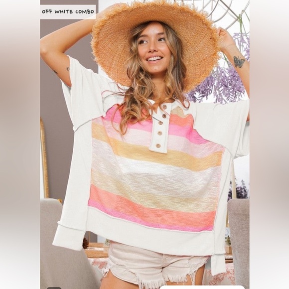 BiBi | Tops | Bibi Brand Summer Sunset Top | Poshmark